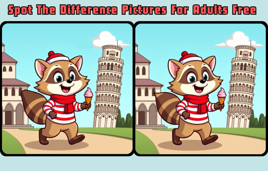 Spot the Difference Pictures for Adults Free - Spotpuzzle.com